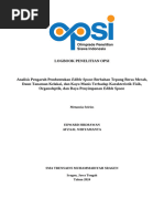 Proposal Penelitian OPSI 2024 | PDF