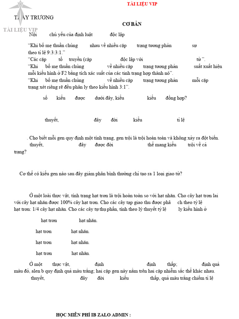 2 3 Menden Cơ B N | PDF