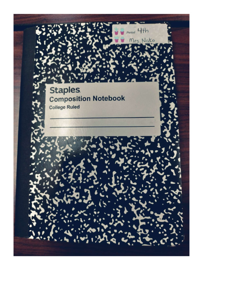 NOTEBOOK - Spread 1-10 | PDF