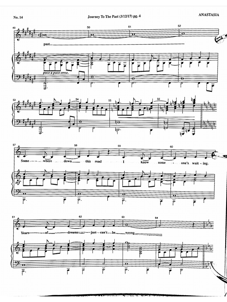 Journey To The Past - Callback Cut - m57-105 | PDF