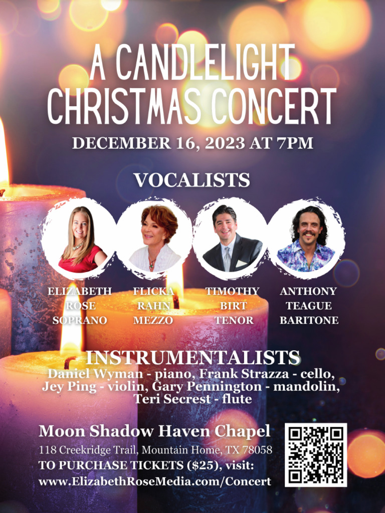 Candlelight Christmas Concert FLYER PDF | PDF