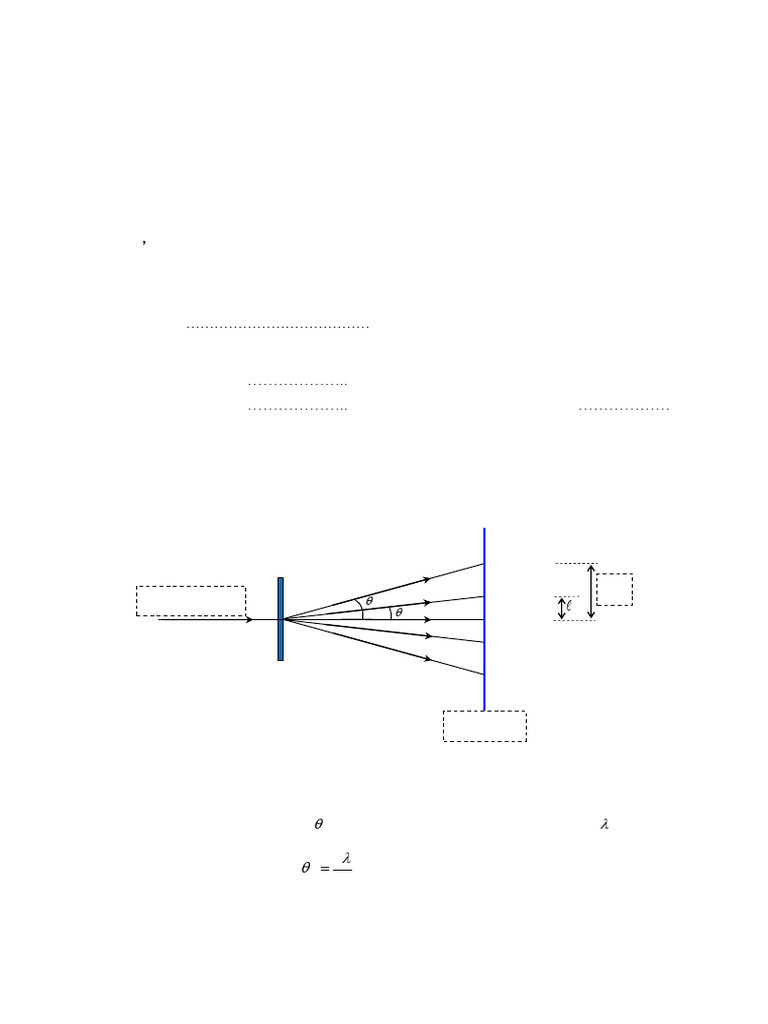 LR Guide SP025 Expt 6 | PDF | Diffraction | Physical Phenomena