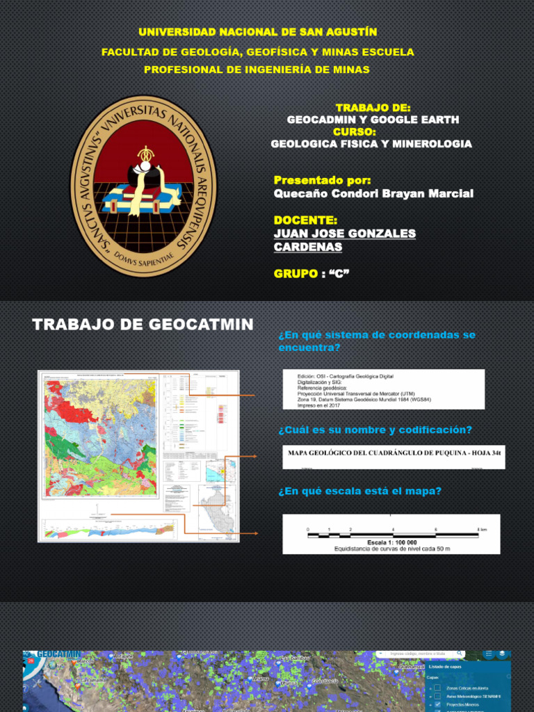 Geocatmin y Google Earth en Geología | PDF | Mapa | Informática