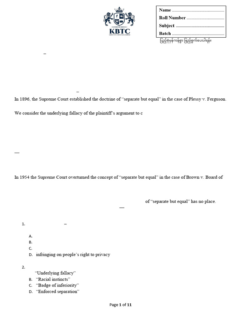 GED Found. B18 (A) &online - Social - Final Test - Question - 19 Sept ...