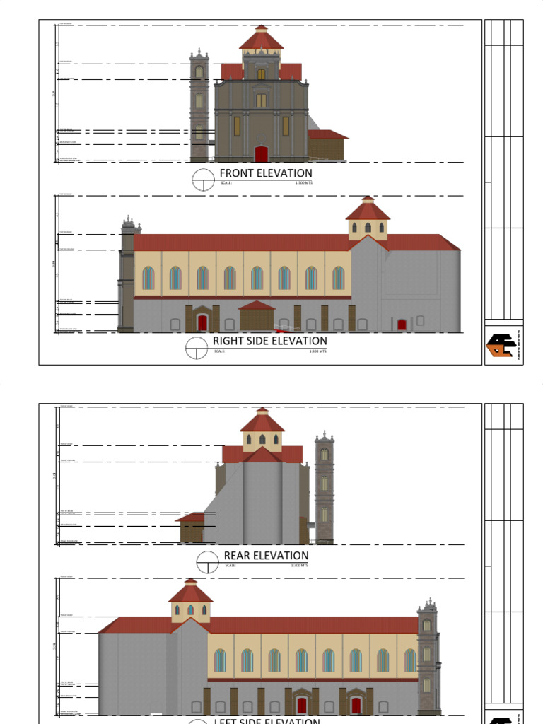 Architectural Elevation Plans | PDF