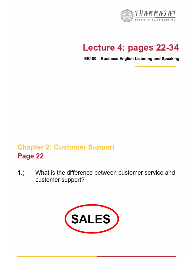 EB100 Lesson4 | PDF | Career & Growth | Business