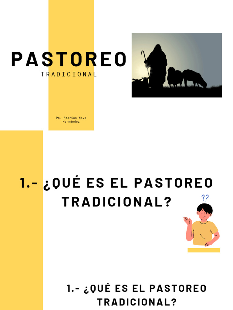 Pastoreo Tradicional: Desafíos y Soluciones | PDF | Iglesia cristiana ...