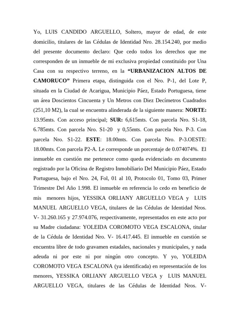 Documento de Secion Candido | PDF | Ciencias sociales | Derecho