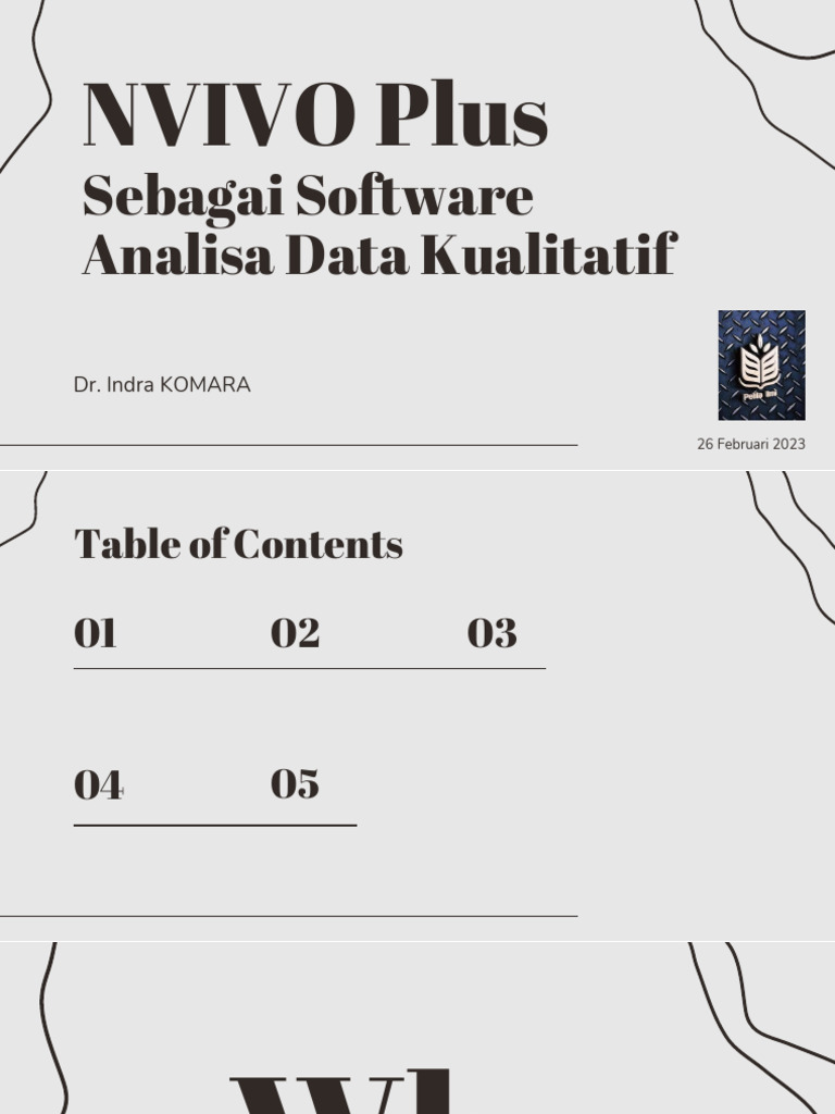 Aplikasi NVIVO Untuk Analisa Kualitatif | PDF