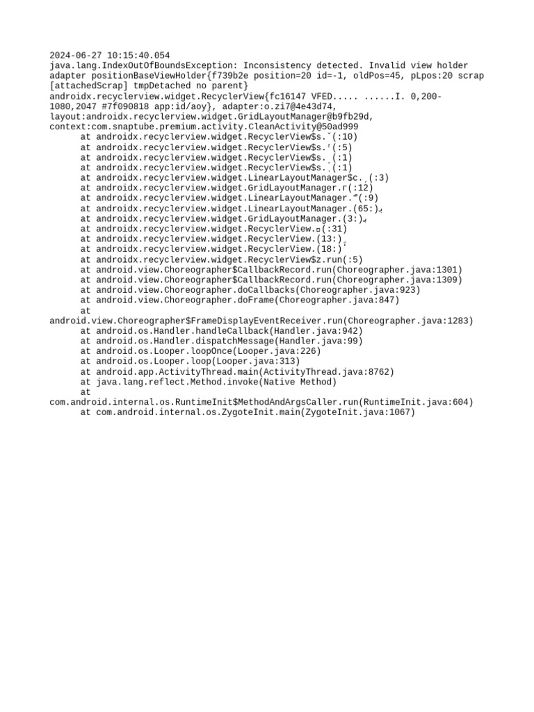 Last Crash Log | PDF