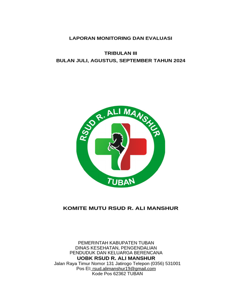 Laporan PMKP Rsam Analisa TW 3 TH 2024 | PDF