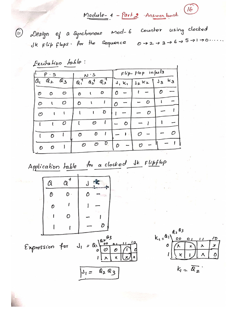 DSD Module 4 Part 2 Answer Bank-1 | PDF