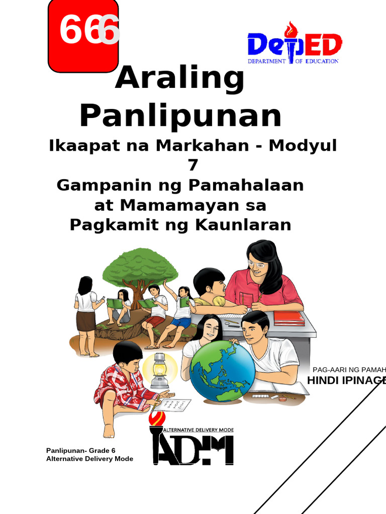 Modyul 7 - AP6 - Q4 - W8-W9 | PDF