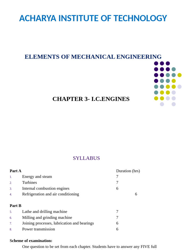 Chap 3 Ic Engines Pdf Internal Combustion Engine Piston