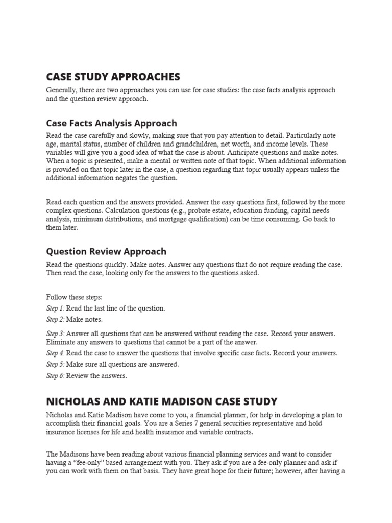 MadisonCaseStudyFacts Secured | PDF | Life Insurance | Insurance