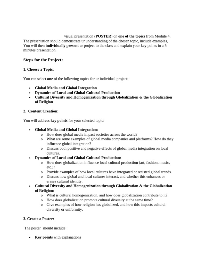 Midterm Project ABEL CS BMET MT | PDF | Globalization | Liberal Arts ...