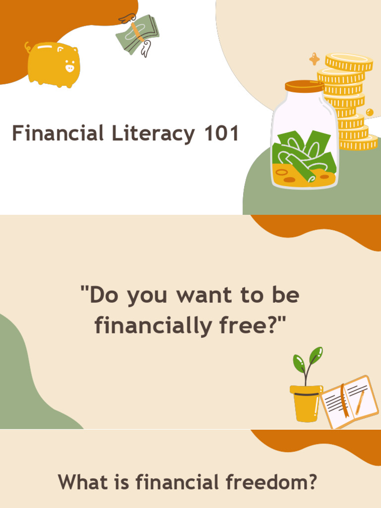 Financial Literacy 101 My Report | PDF | Debt | Income
