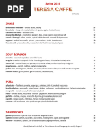 Sagra Amsterdam Menu 2025 | PDF | Pesto | Foods