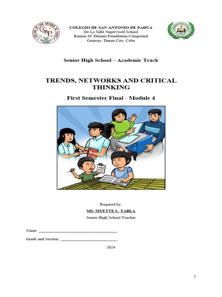 Trends Module Final 2425 | PDF | Educational Technology | Nervous System