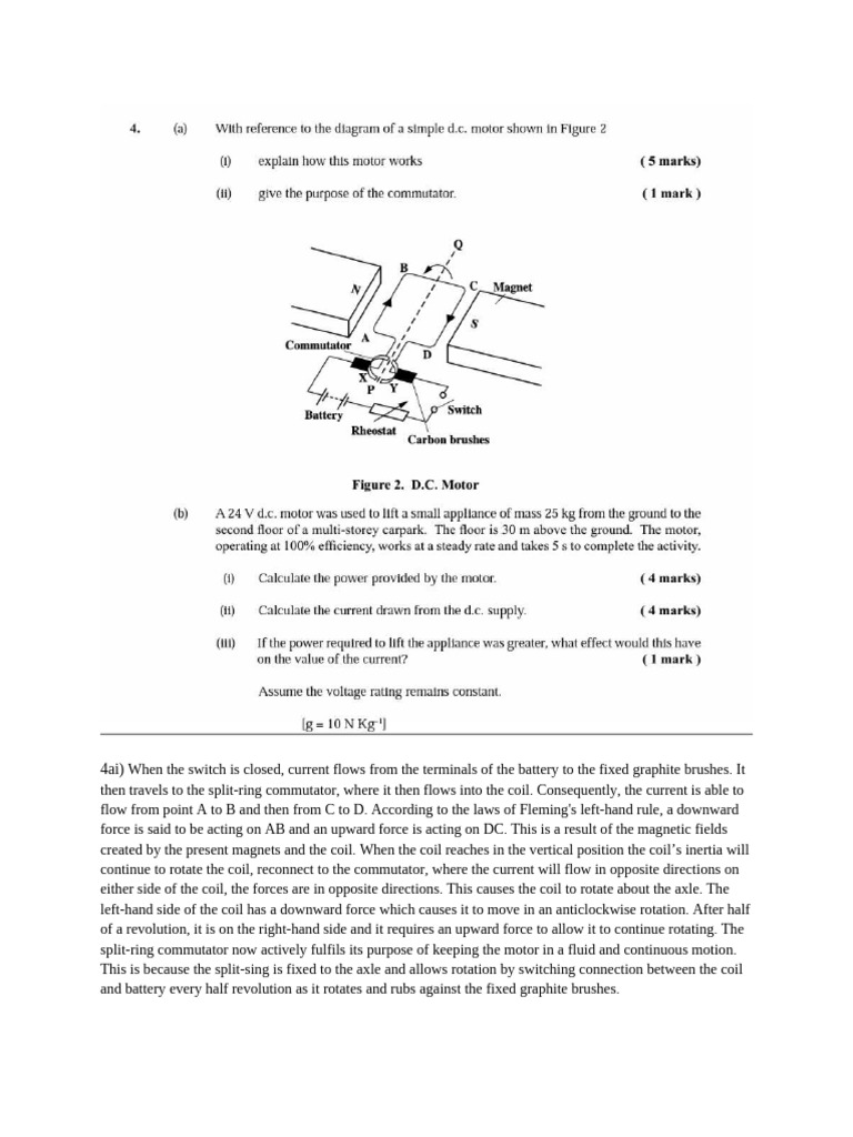 Physics AC - DC Solutions | PDF | Inductor | Force