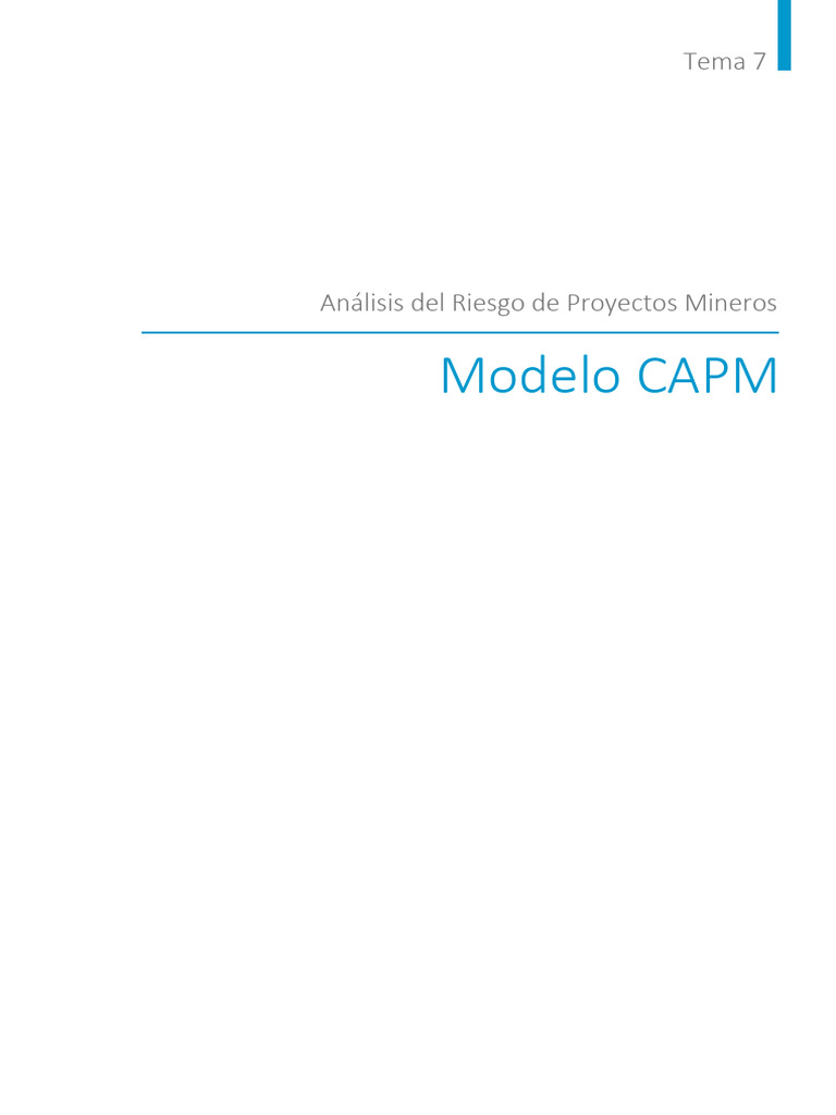 Luis Carlos Quispe Quispe - Modelo Capm | PDF | Modelo de fijación de precios de activos de ...