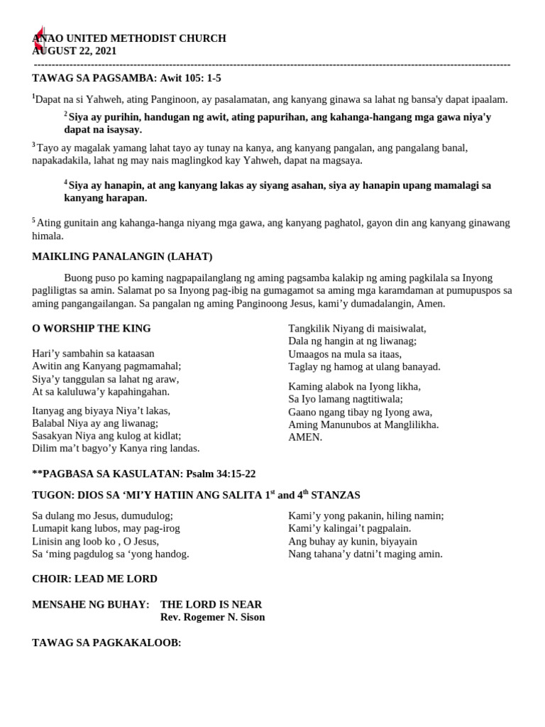 Augut 30 | PDF | Religious Belief And Doctrine