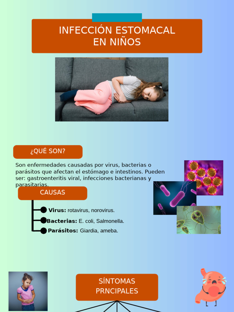Infección Estomacal en Niños | PDF