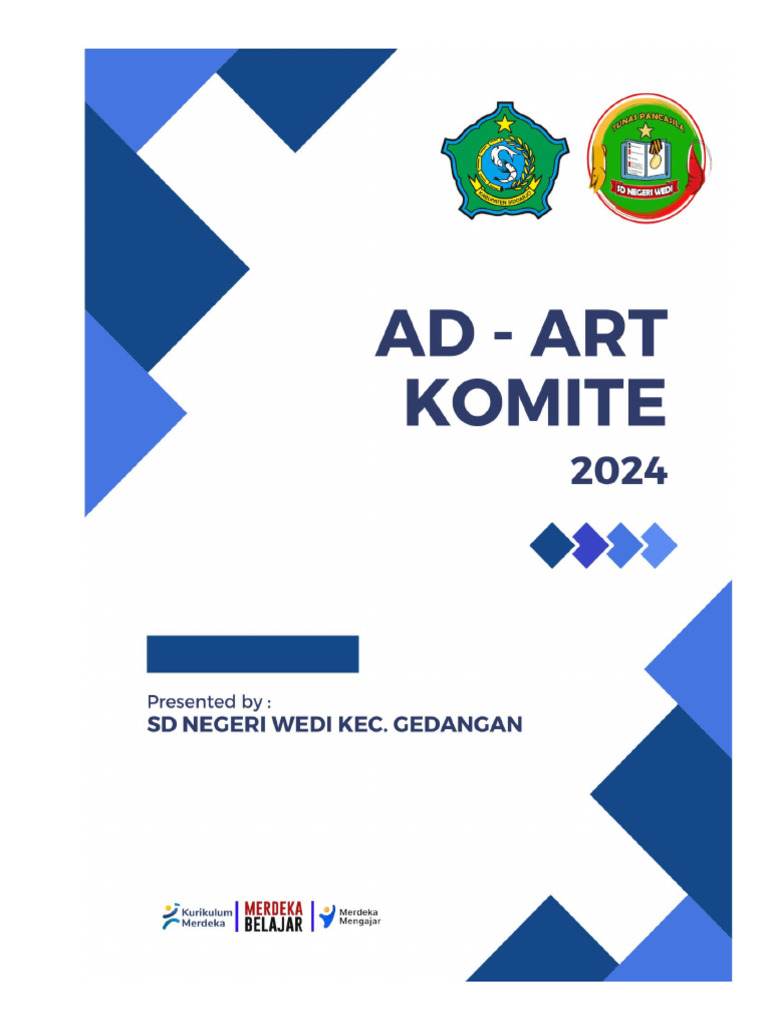 AD ART Komite Sekolah SDN WEDI | PDF | Karier & Perkembangan