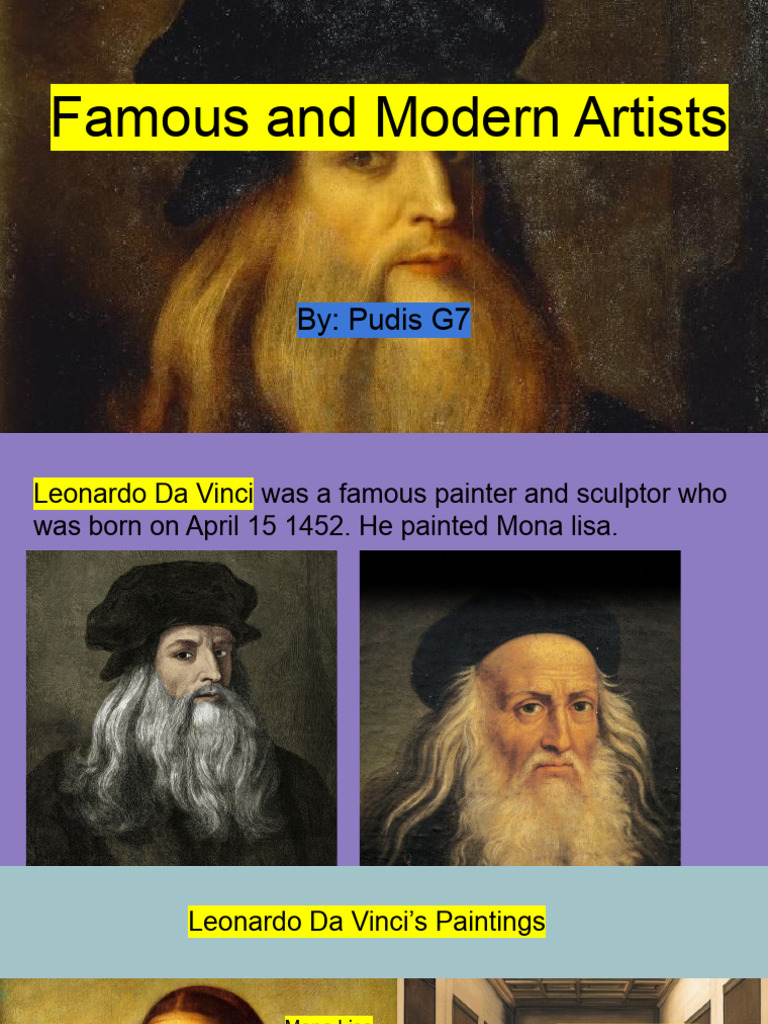 Overview of Famous Modern Artists | PDF
