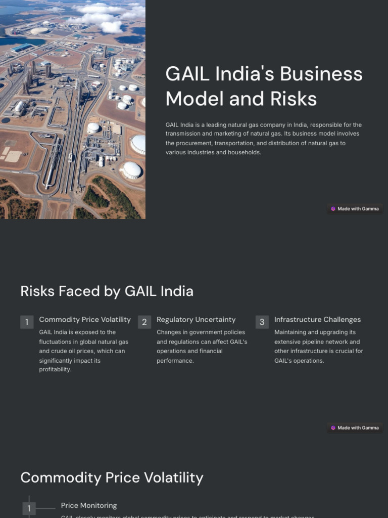 GAIL Indias Business Model and Risks | PDF | Hedge (Finance) | Banks