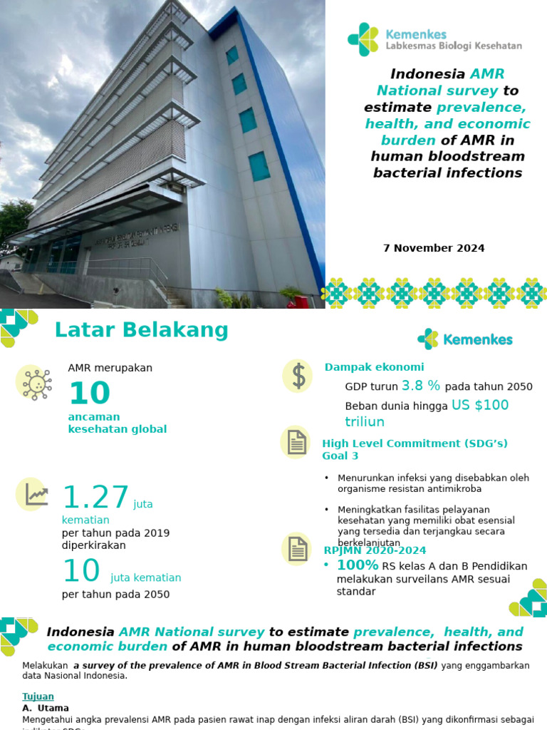 Survei Nasional AMR di Indonesia | PDF