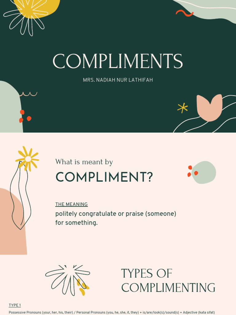 Compliments | PDF