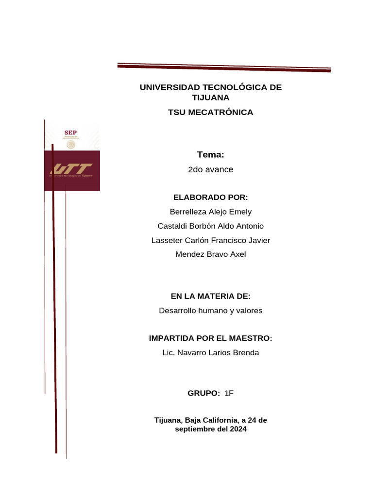 Trabajos UTT | PDF | Crecimiento personal y profesional | Ciencias sociales