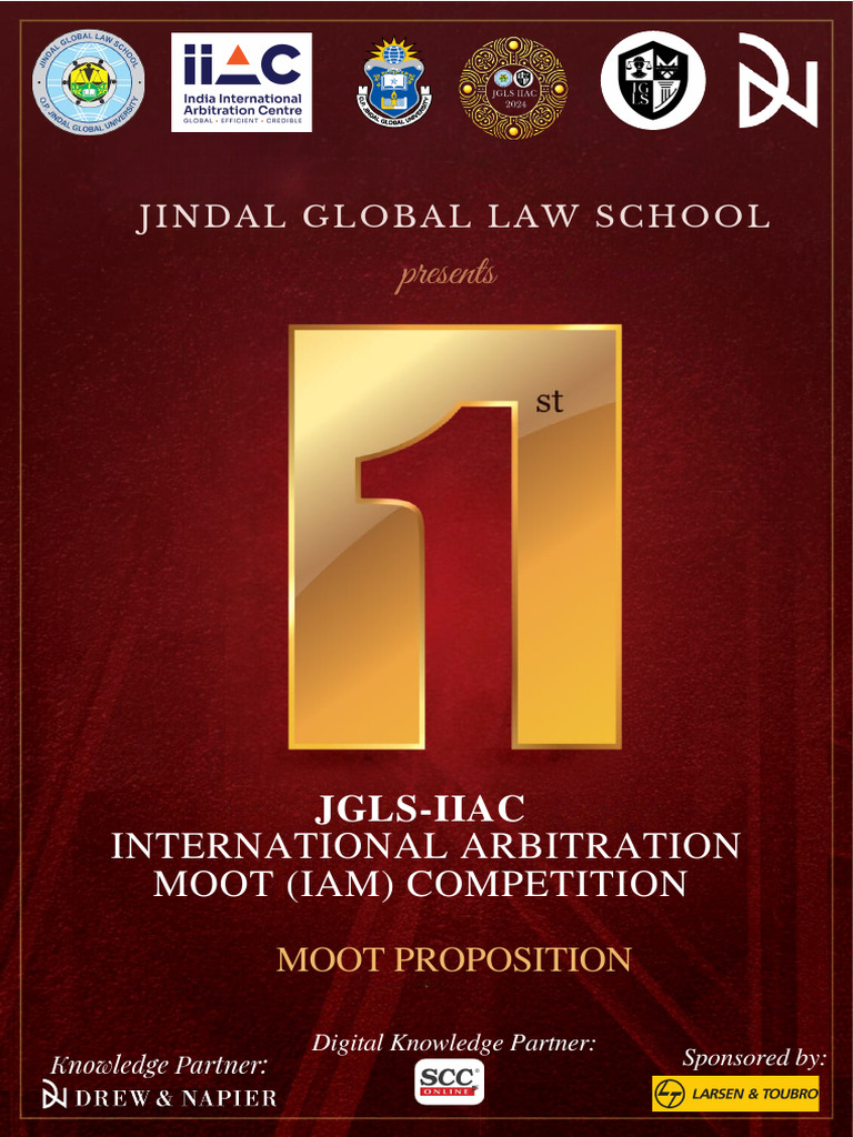 JGLS-IIAC Moot Court Competition Case Study | PDF | Arbitration | Discovery (Law)