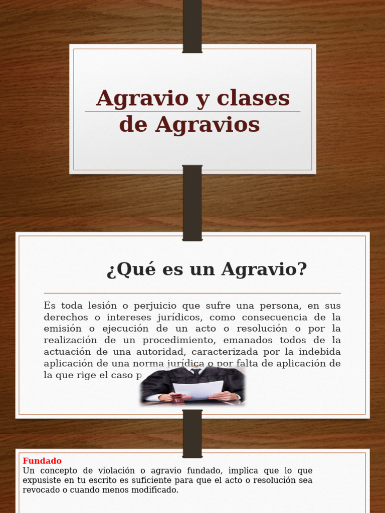 Agravio y Clases de Agravios | PDF | Derecho