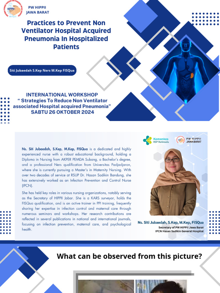 Siti Jubaedah - Practices To Prevent HAP | PDF | Hospital Acquired ...