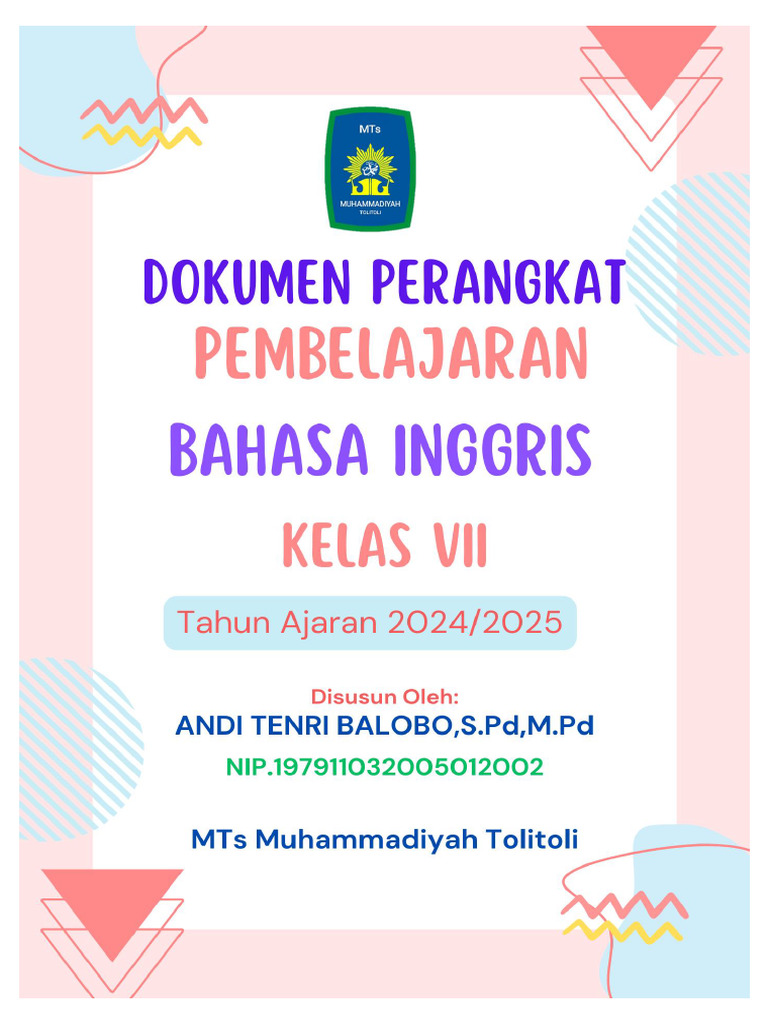 Dok Program Perencanaan Proses Pembelajaran | PDF