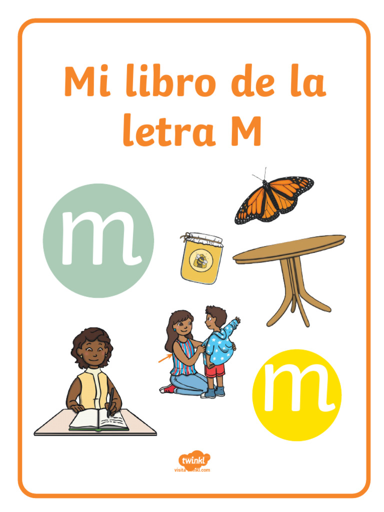 Sa L 101h Mi Libro de La Letra M Editable Ver 1 | PDF | Lectura ...