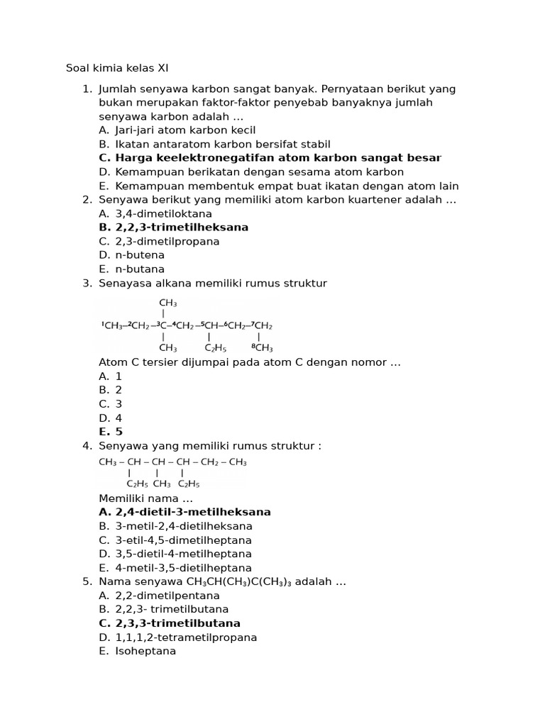 Kimia Xi | PDF | Sains & Matematika