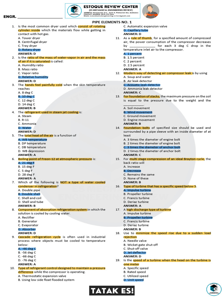 Essential Concepts in Mechanical Engineering | PDF | Chemical ...