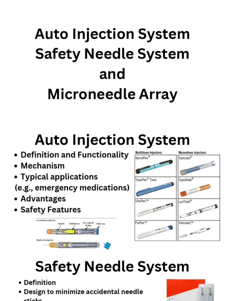 Autoinjection System | PDF