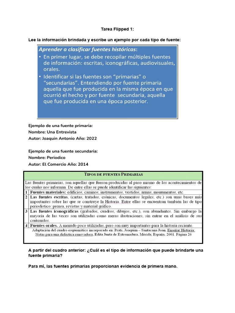 8vo Tarea Flipped 1 - Documentos de Google | PDF