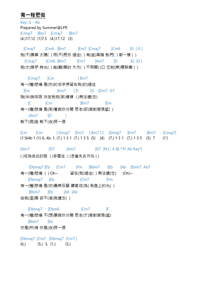 Song List. Part 2 | PDF