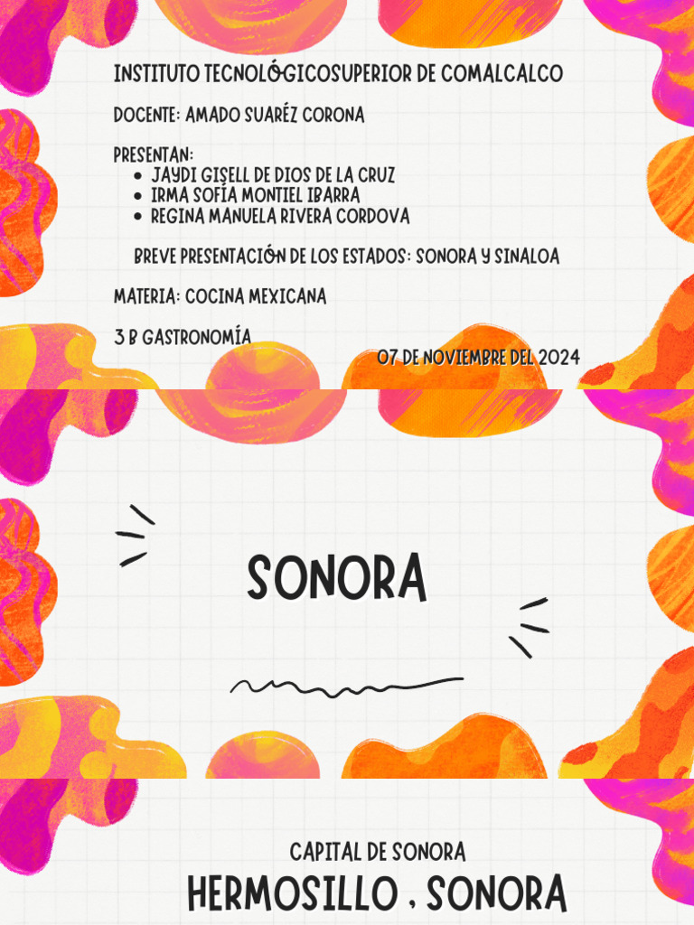 Sonora y Sinaloa | PDF | Sonora | Taco