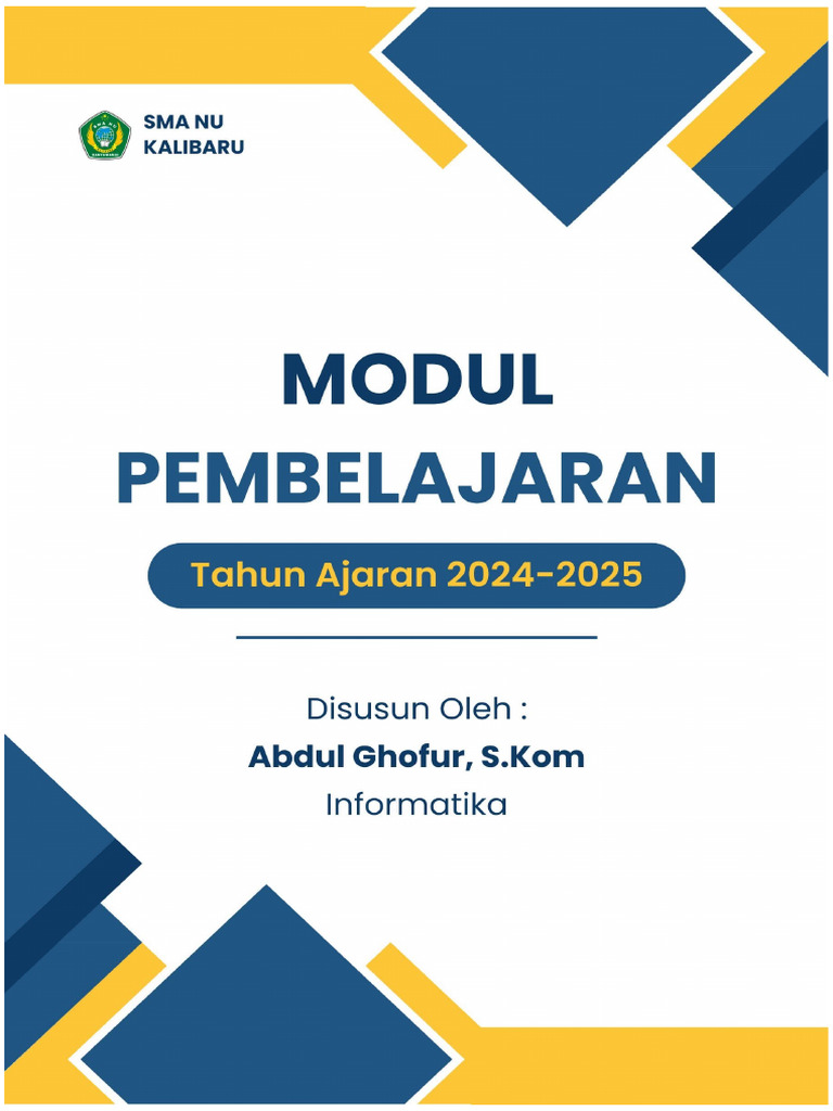 1.modul Ajar BK Validasi Data | PDF | Komputer
