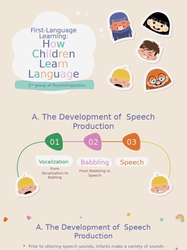 How Children Learn Language | PDF | Psycholinguistics | Cognition