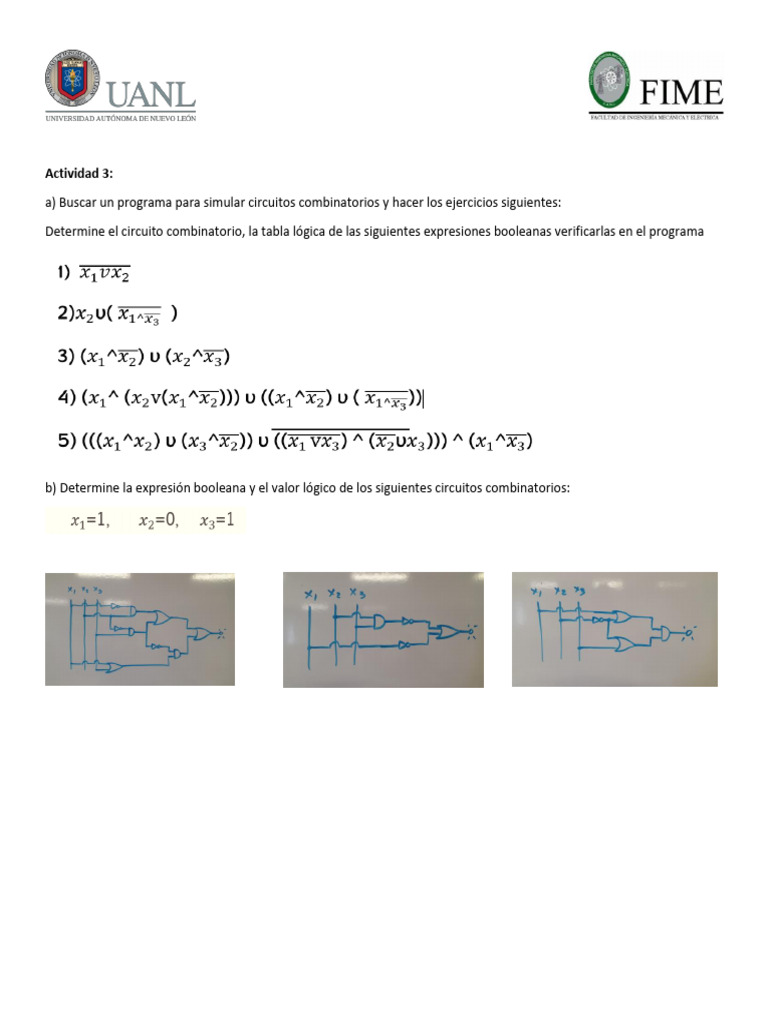 Tarea 3 Circuitos Combinatorios | PDF