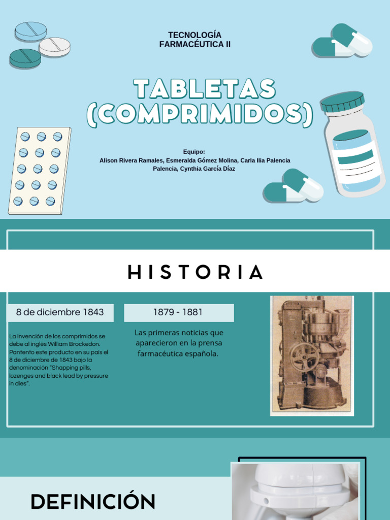 TF Tabletas (Comprimidos) PDF | PDF | Tableta (Farmacia) | Farmacología