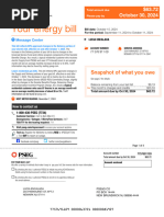 PSEG Sample Electric Bill | PDF | Cheque | Watt