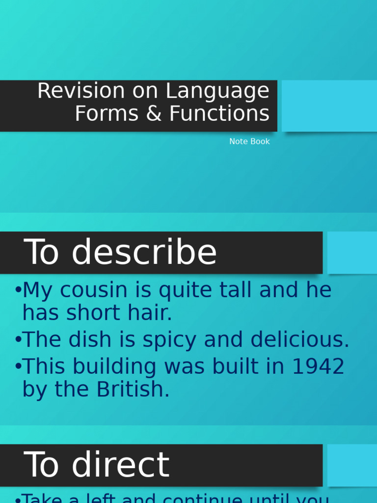 Language Forms & Functions Phrasal Verb | PDF